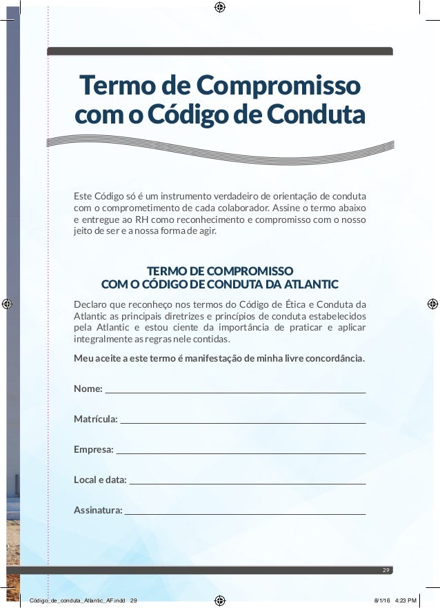 Código de ética e conduta