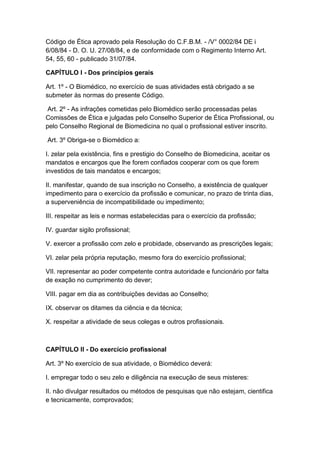 Codigodeetica | PDF