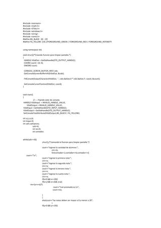 c ++ informe Nº5 ucsm | DOCX
