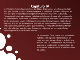Codigo del psicologo | PPTX