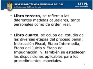 Codigo De Procedimiento Penal Ii ,I Bim | PPT