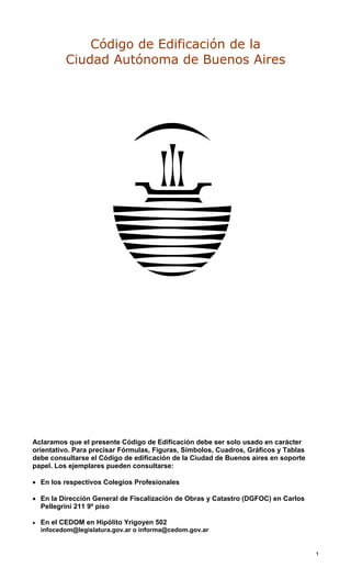 Codigo edificacion caba | PDF