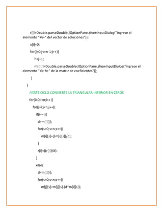 Codigo en java pdf | PDF