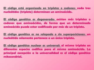 Codigo genetico | PPTX