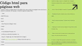 CODIGO HTML.pptx DANIELA RUIZ Que es, características, funciones, etc ...