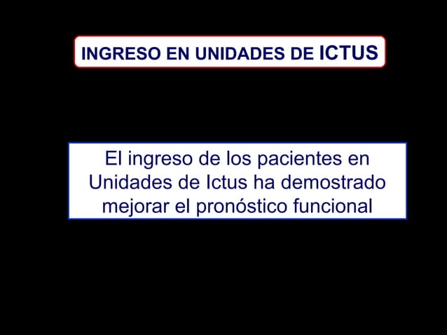 CODIGO ICTUS - CONCEPTOS Y MANEJO | PPT