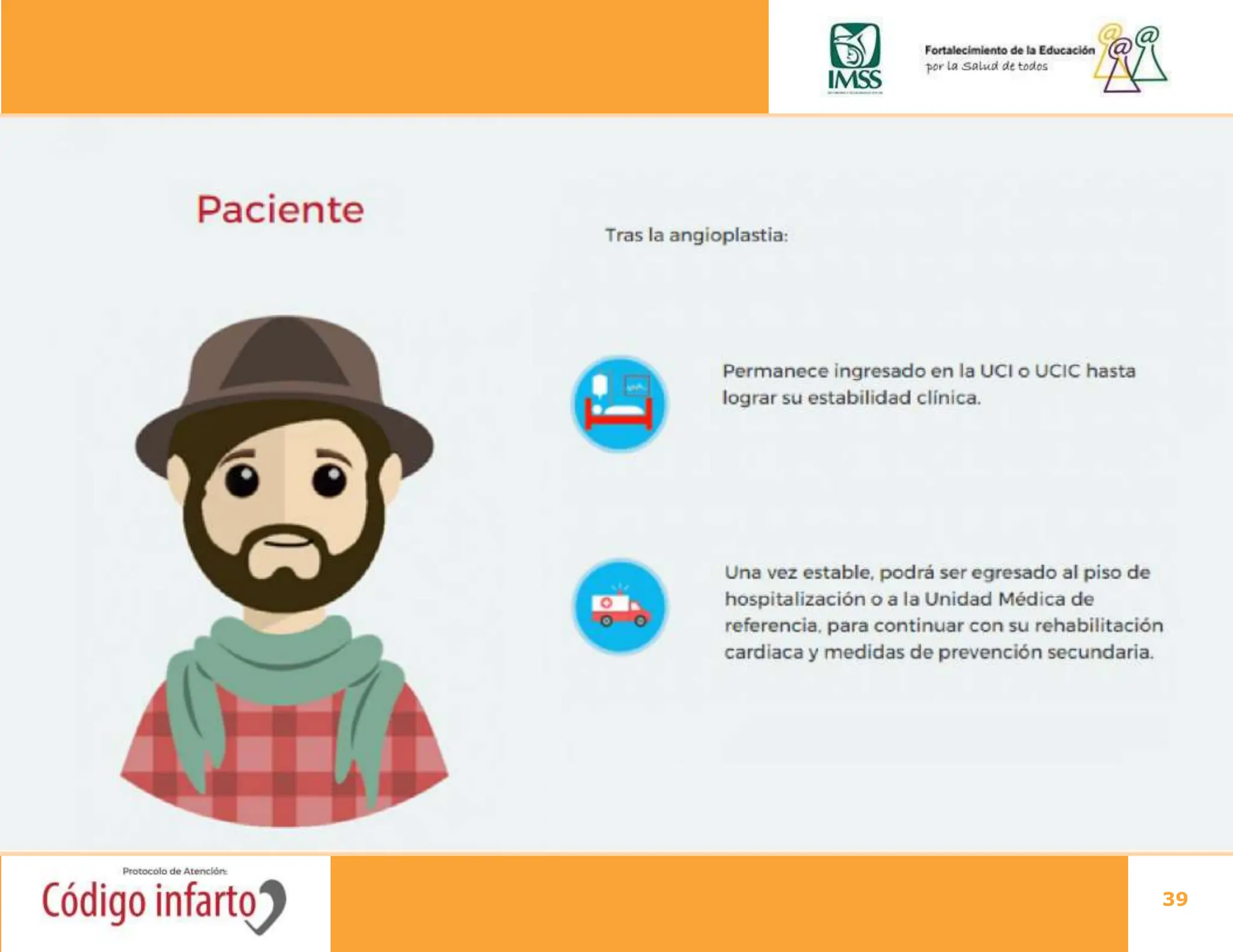 CODIGO INFARTO IMSS,MEDIDAS MULTIDICIPLINARIAS | PPTX