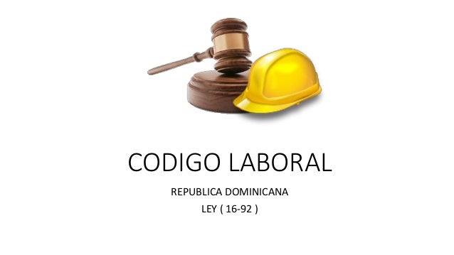 Codigo laboral