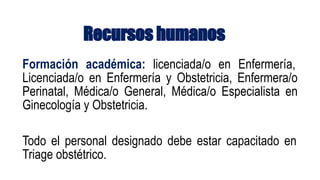 TRIAGE OBSTETRÍCO Y CODIGO MATER ENFERMERÍA | PDF