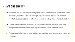 Código qr y su aplicación didáctica | PPTX