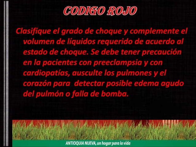 Codigo rojo | PPTX