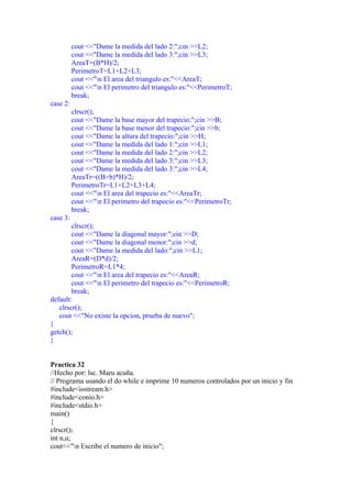 Codigos base ejemplos | DOC