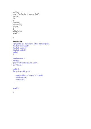 Codigos base ejemplos | DOC