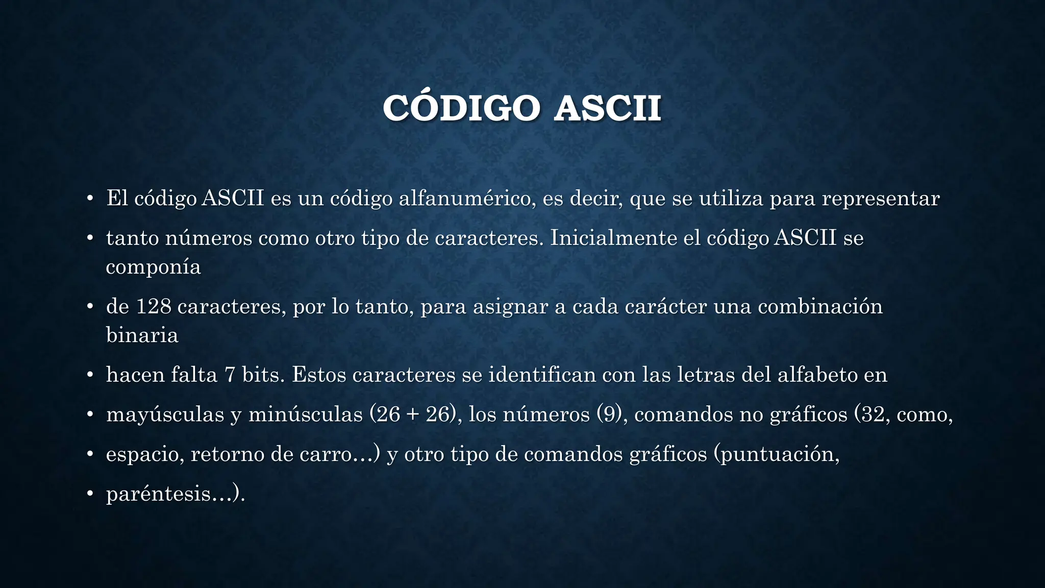 Codigos binarios-BCD, ASCII, GRAY.pptx.. | PPTX | Programming Languages ...