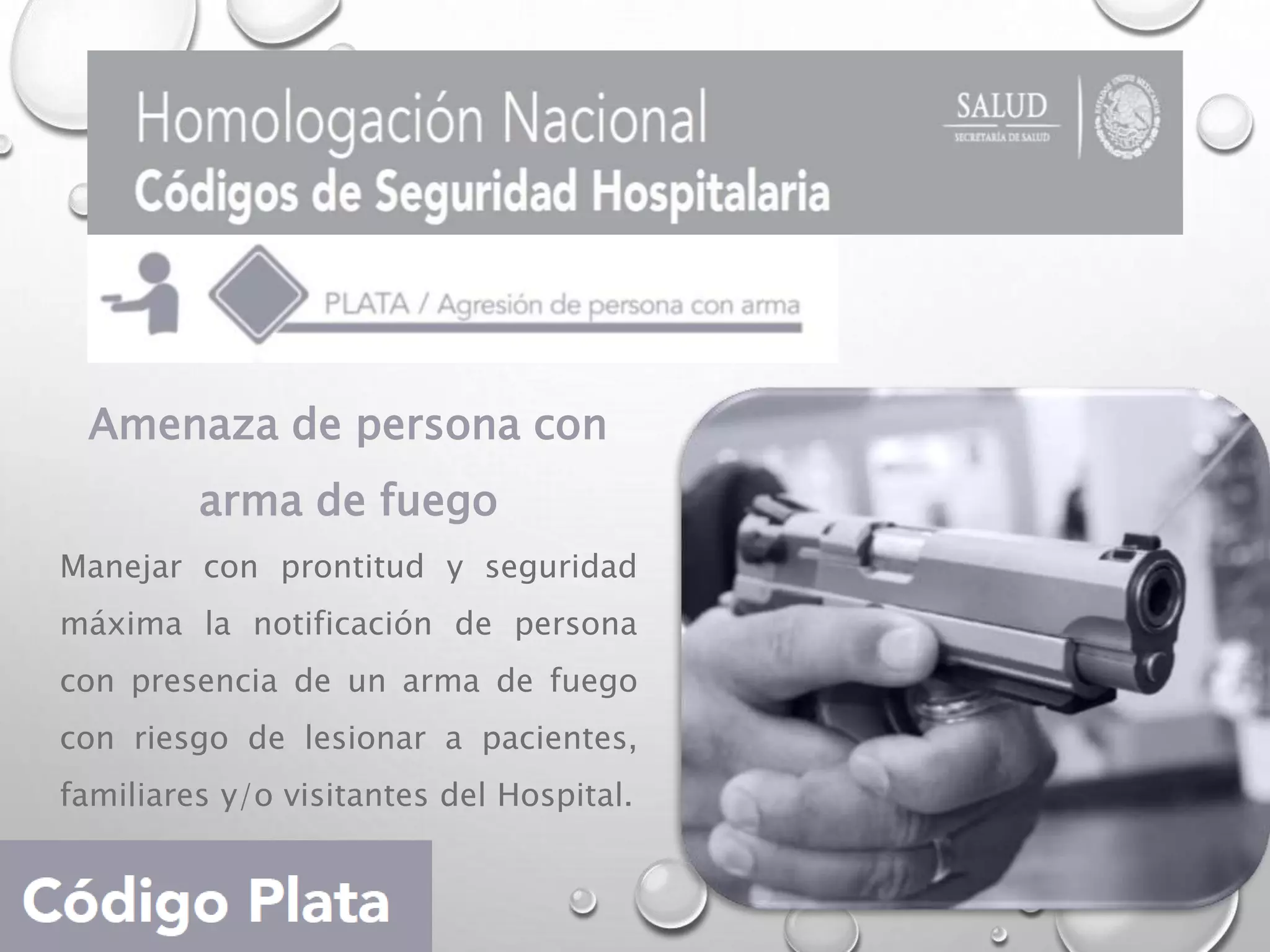 Códigos de seguridad hospitalaria nacional homologados México | PPTX