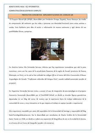 Codigos qr en educación | DOC