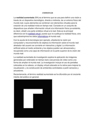Codigos ra | DOCX