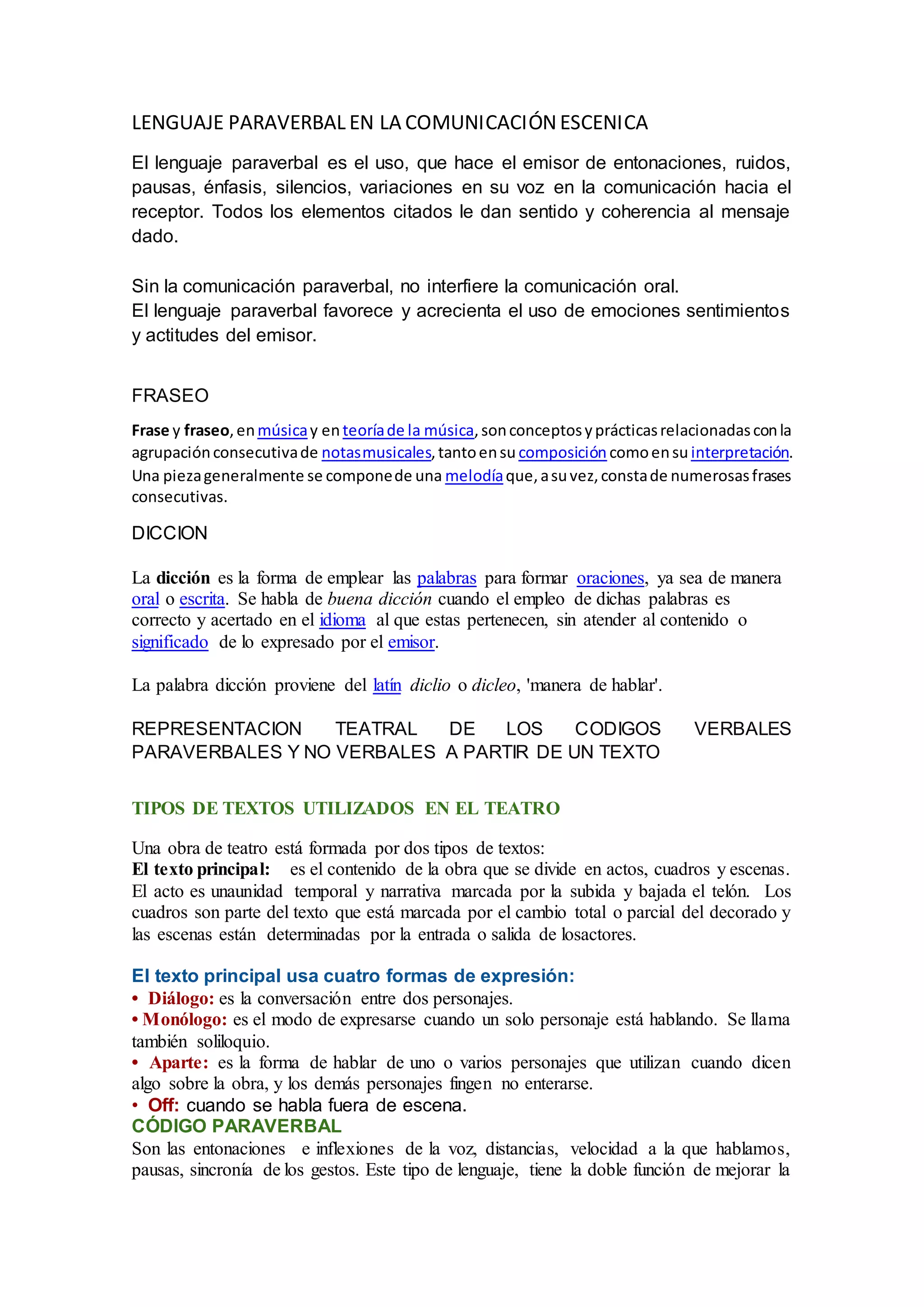 Codigos verbales | DOCX