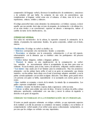 Codigos verbales | DOCX