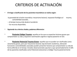 Codigo Trauma | PPT