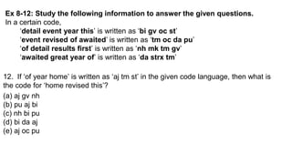 Learn About Simple Tricks For Coding & Decoding | PPT
