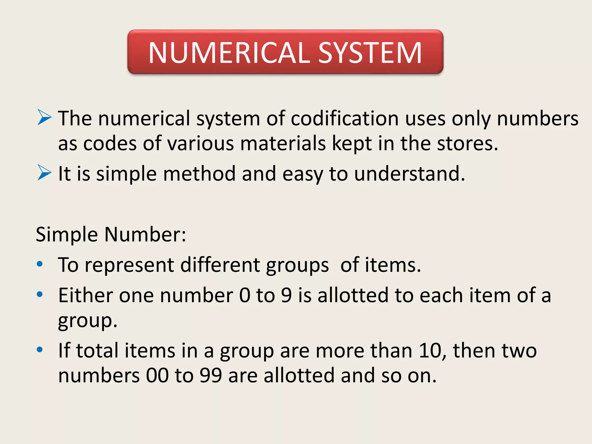 Coding in material management | PPTX