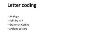 Coding | PPT