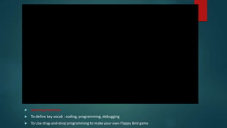 Coding angry birds | PPT