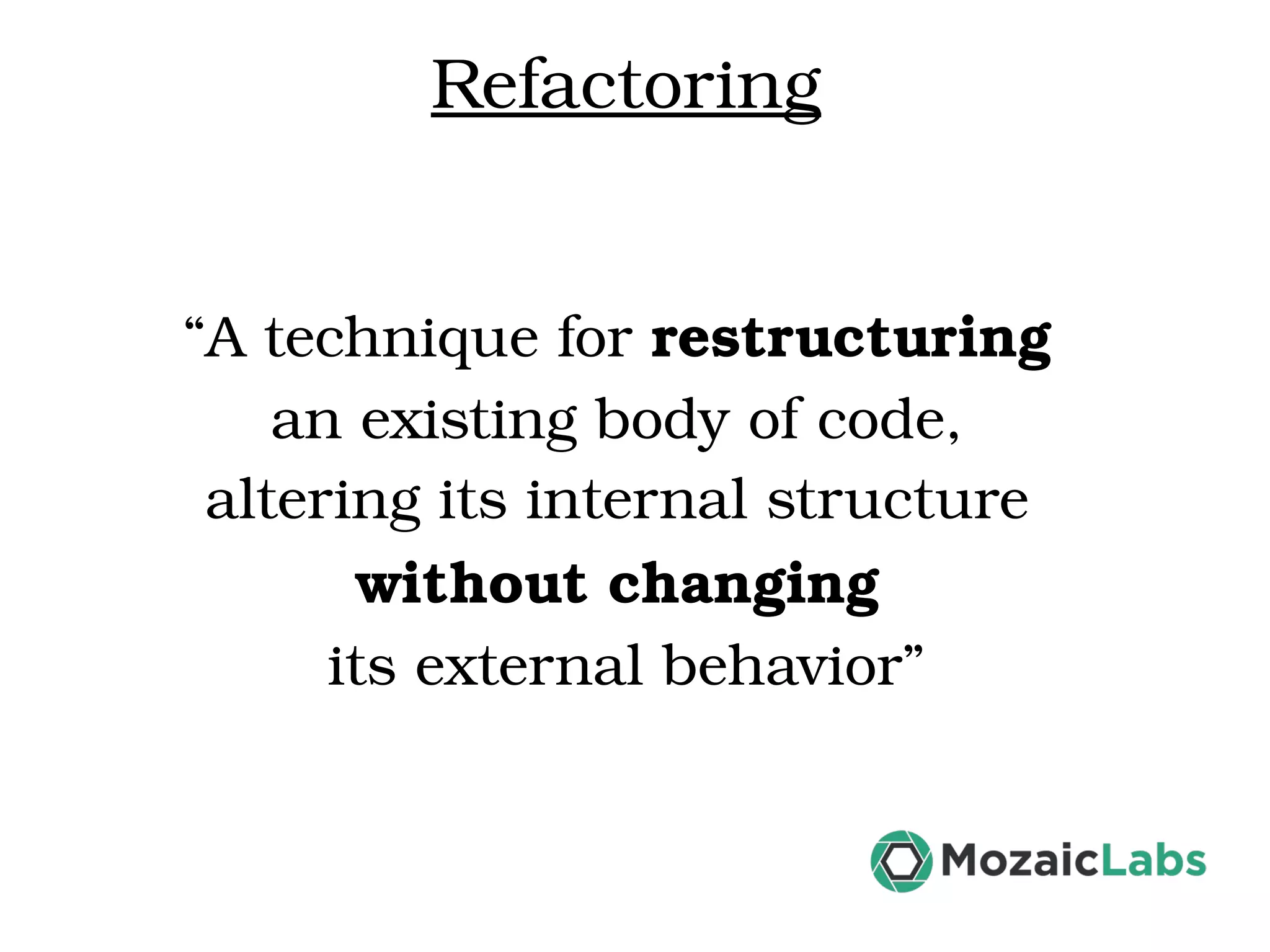 Coding Dojo - Refactoring Tennis Kata | ODP