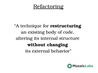 Coding Dojo - Refactoring Tennis Kata | ODP