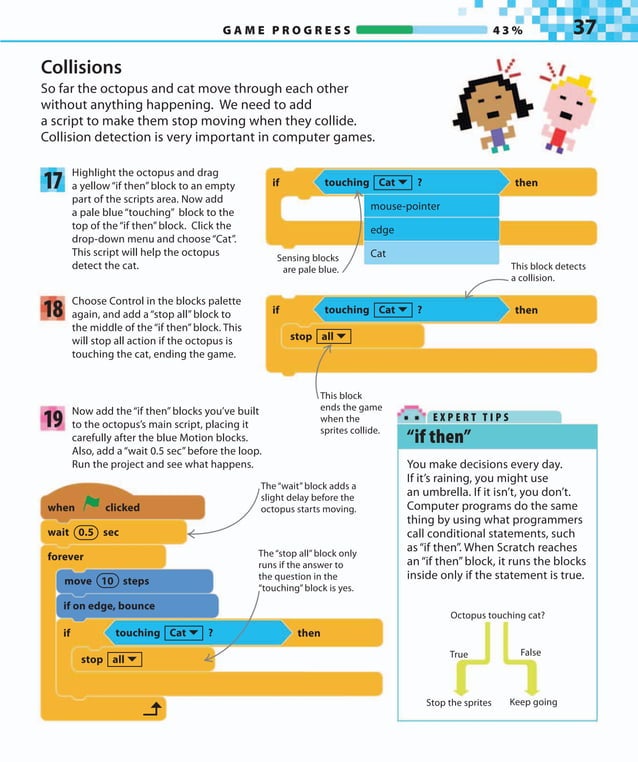 coding games with scratch for using in school | PDF