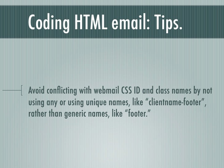 Coding Html Email Best Practices And Tips 9680