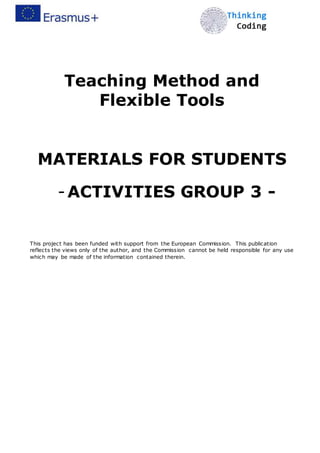 Coding io1-materials for students-group3 | DOCX | 3-D Graphics | Computer Software and Applications