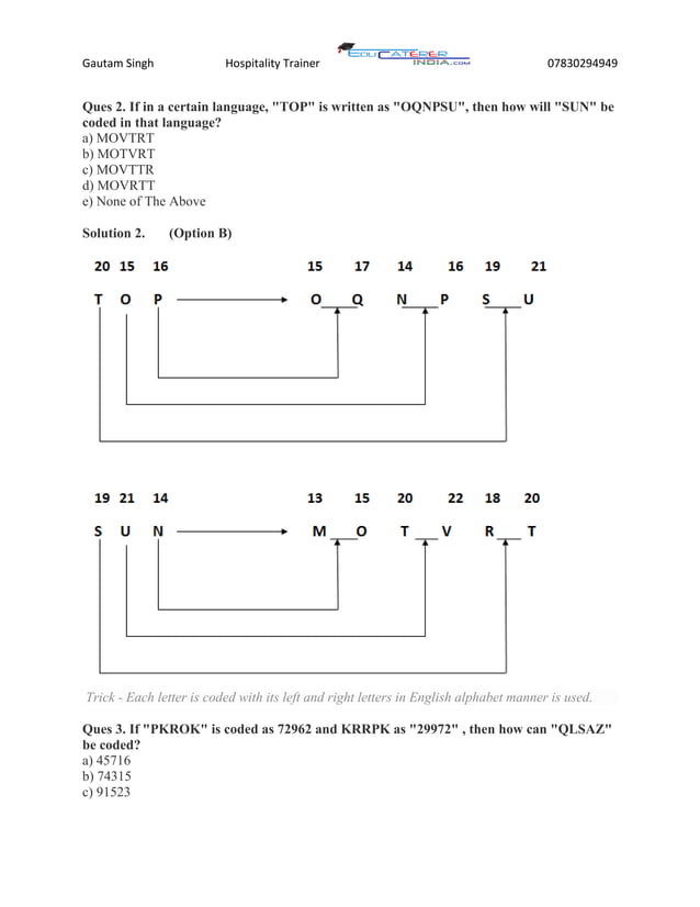 Coding and decoding | PDF