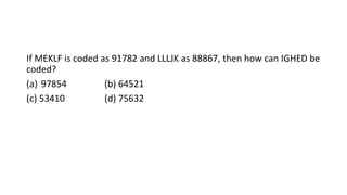 Coding and decoding.pptx | Programming Languages | Computing
