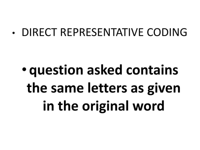 Coding And Decoding Topic For Aptitude Ppt 