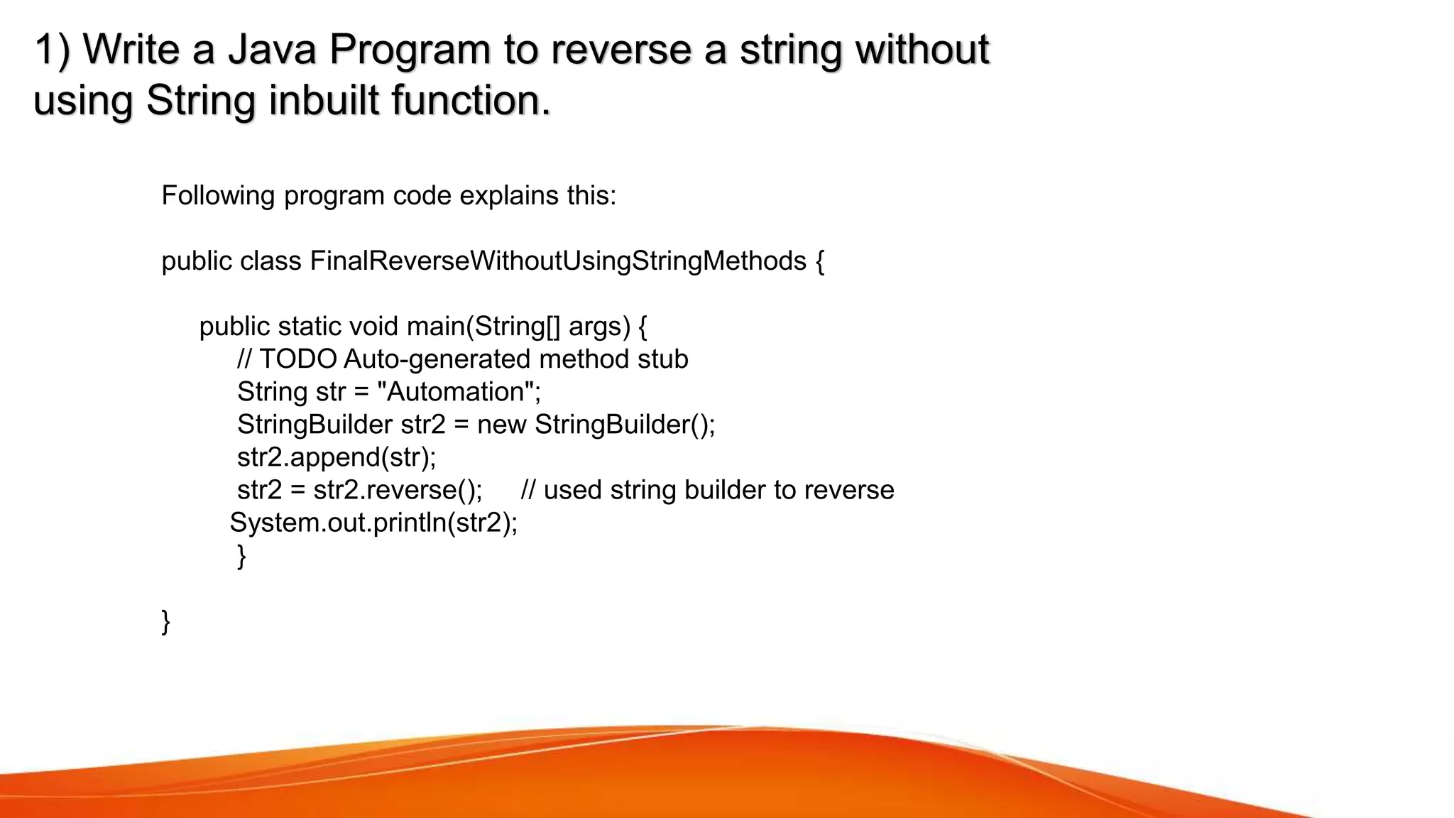 Java Question Programming Assignment Ppt