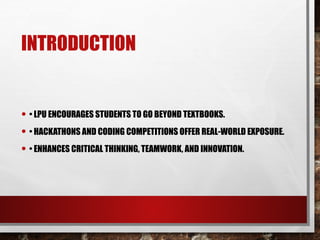 Coding_Beyond_Classroom_LPU.pptx........ | PPTX