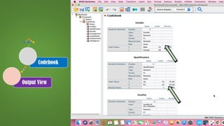 Creating a Coding Book in IBM SPSS Statistics | PDF
