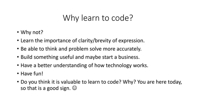 Introduction to Coding | PPTX