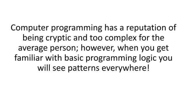 Introduction to Coding | PPTX