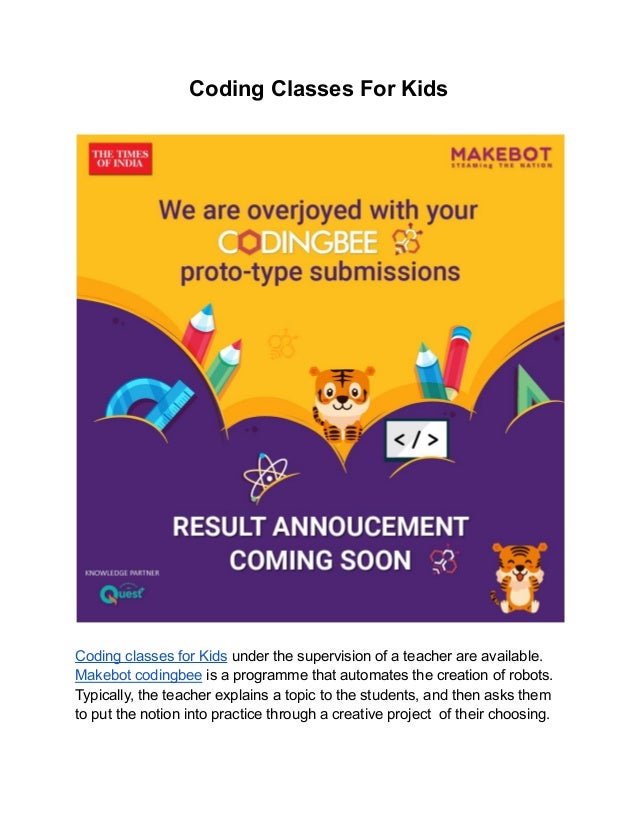 Coding classes for kids | PDF