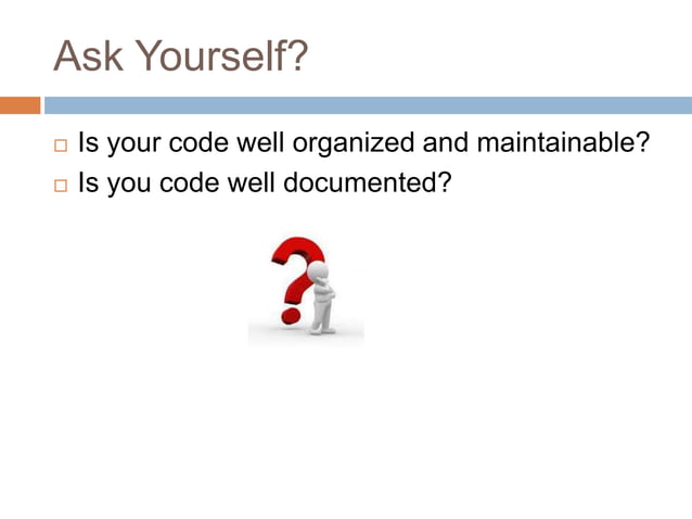Coding conventions | PPTX