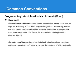 Coding conventions | PPT