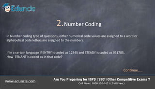 How to solve problems of coding decoding? | PPTX | Programming ...