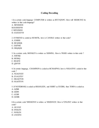 Coding Decoding.docx
