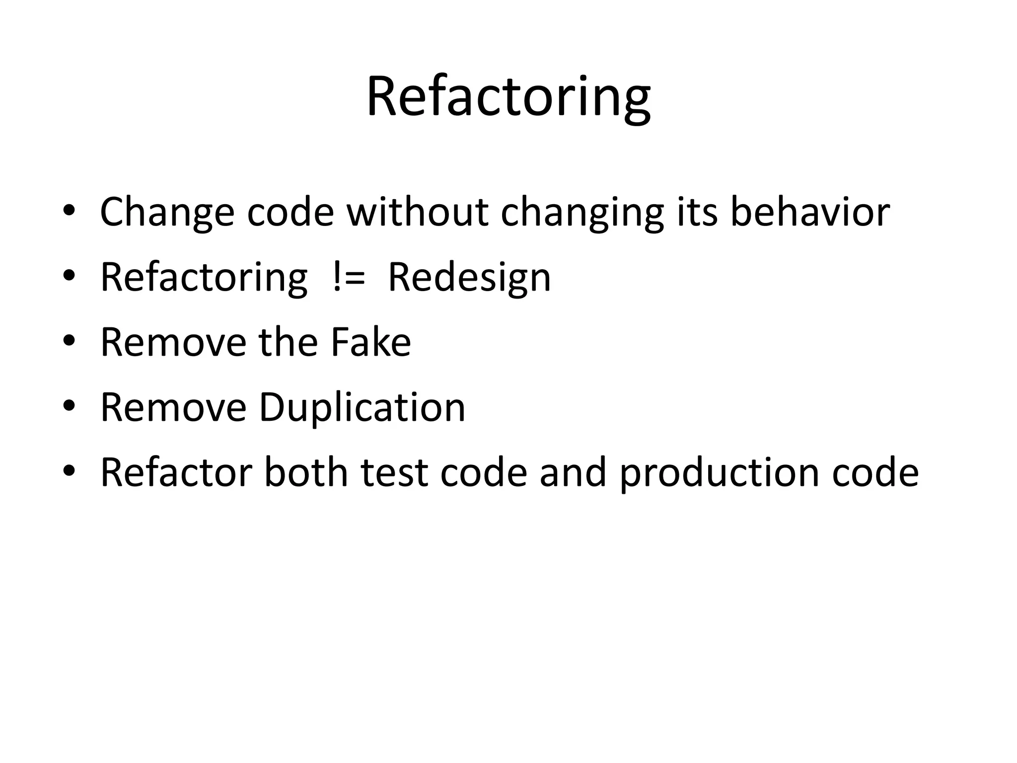 Coding dojo - TDD | PPTX