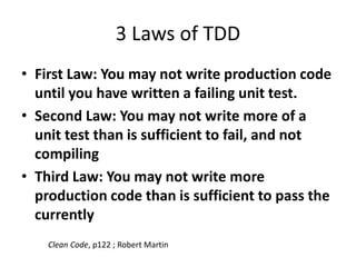 Coding dojo - TDD | PPTX