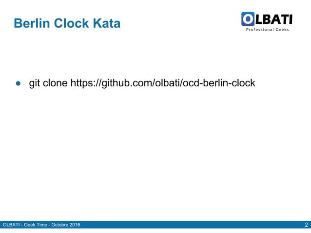 Geek Time October 2016 : Coding Dojo - Calisthenics Objects | PDF | Programming Languages ...