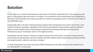 Coding Dojo MIT Startup Exchange | PPT